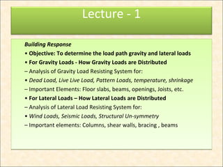 Design of tall buildings lecture-1-part-2-dr-shafiul-bari-sir | PPT