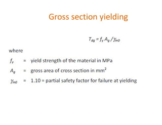 Design of Tension members.pdf | Physics | Science