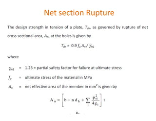 Design of Tension members.pdf | Physics | Science