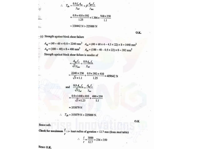 Design of Tesion member Design of Steel Structure.pptx