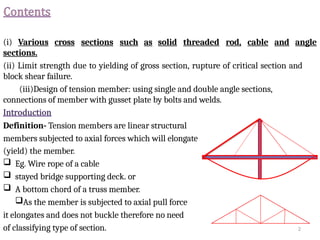 Design of Tesion member Design of Steel Structure.pptx