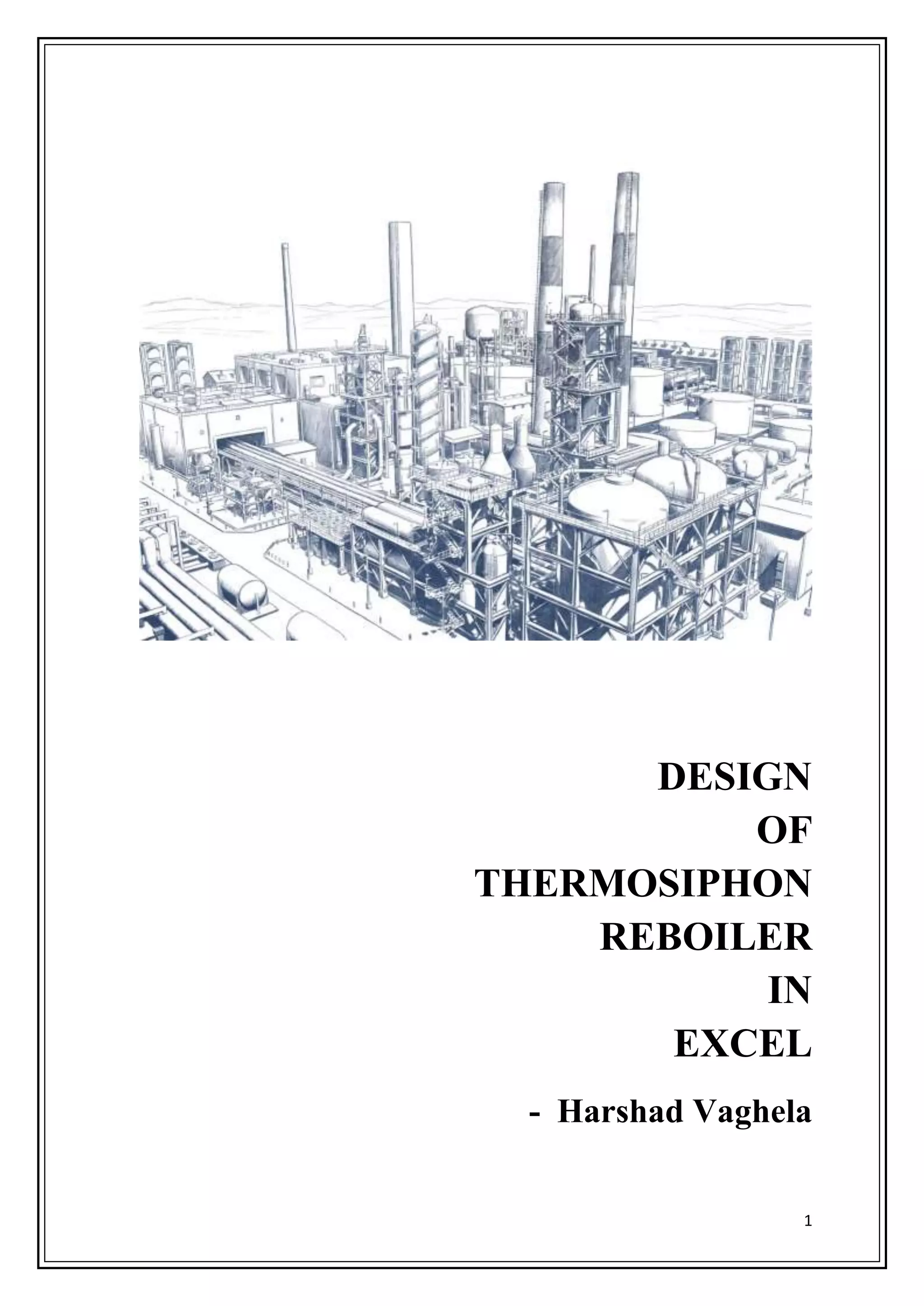 Design of thermosyphon reboiler | PDF