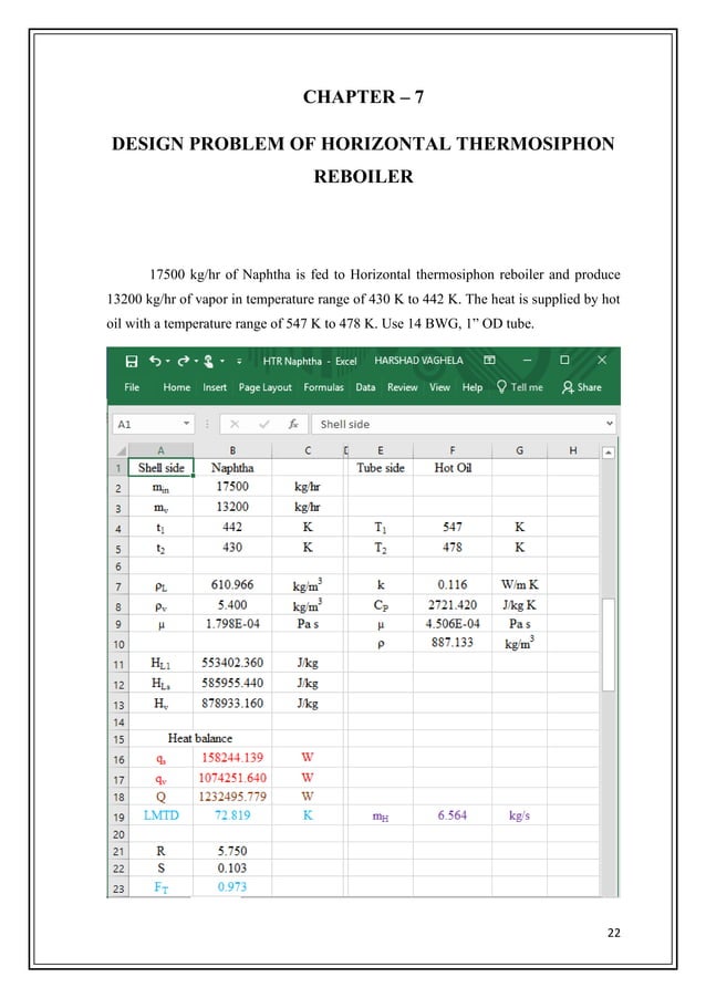Design of thermosyphon reboiler | PDF | Physics | Science