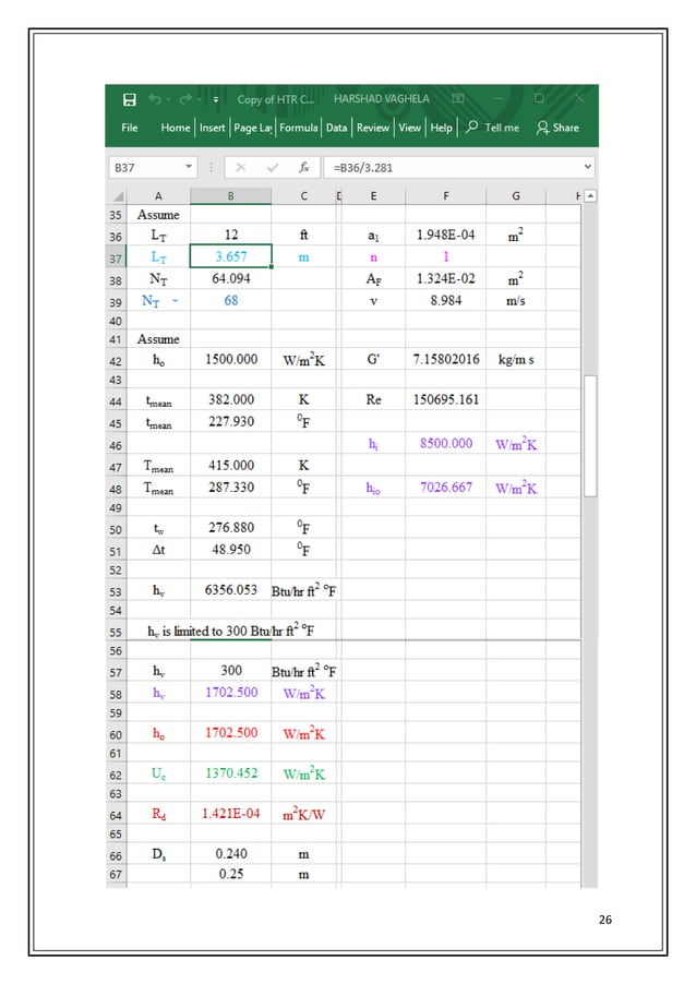 Design of thermosyphon reboiler | PDF | Physics | Science
