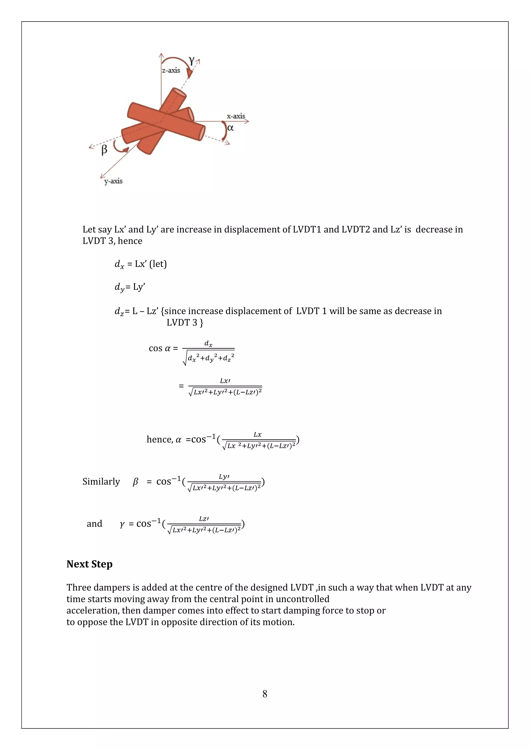 Design Of Transducer To Measure Comparative Rotation In 3 D Using Lvdt Pdf