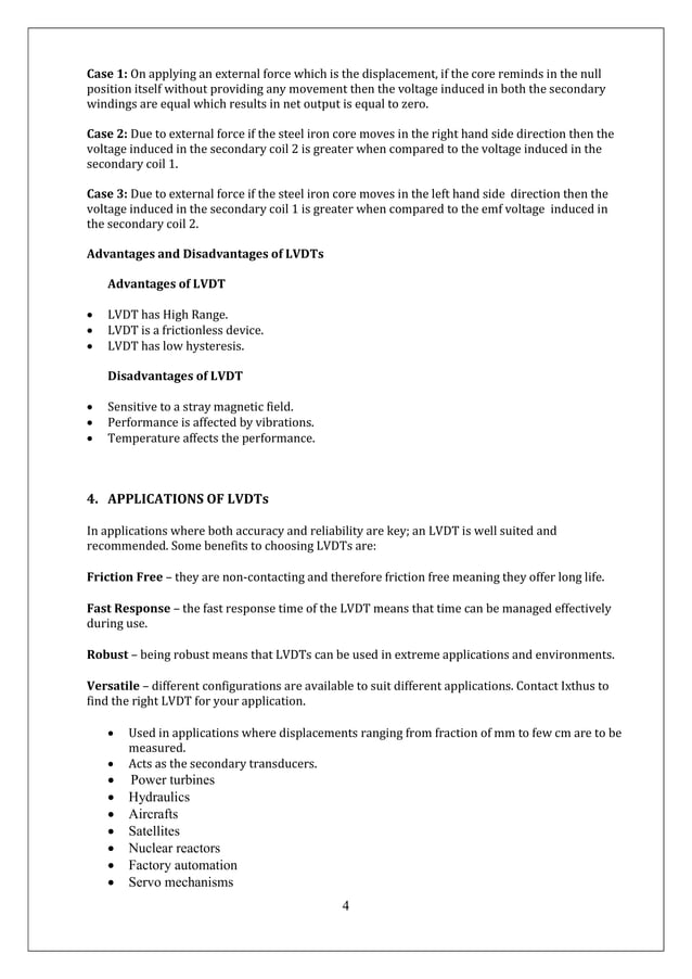 Design Of Transducer To Measure Comparative Rotation In 3 D Using Lvdt Pdf