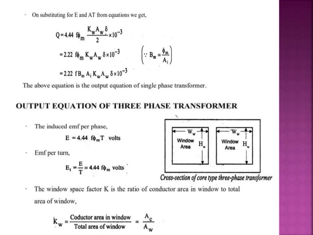 Design of transformer | PPTX