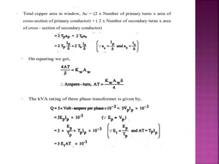 Design of transformer | PPTX