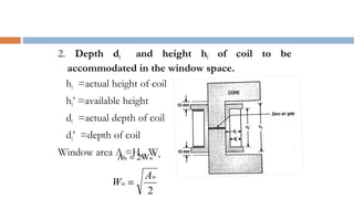 Design of transformer and chock coil | PPT