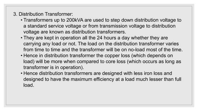 Design Of Transformer Classification And Specification Pptx Home Utilities Personal Finance