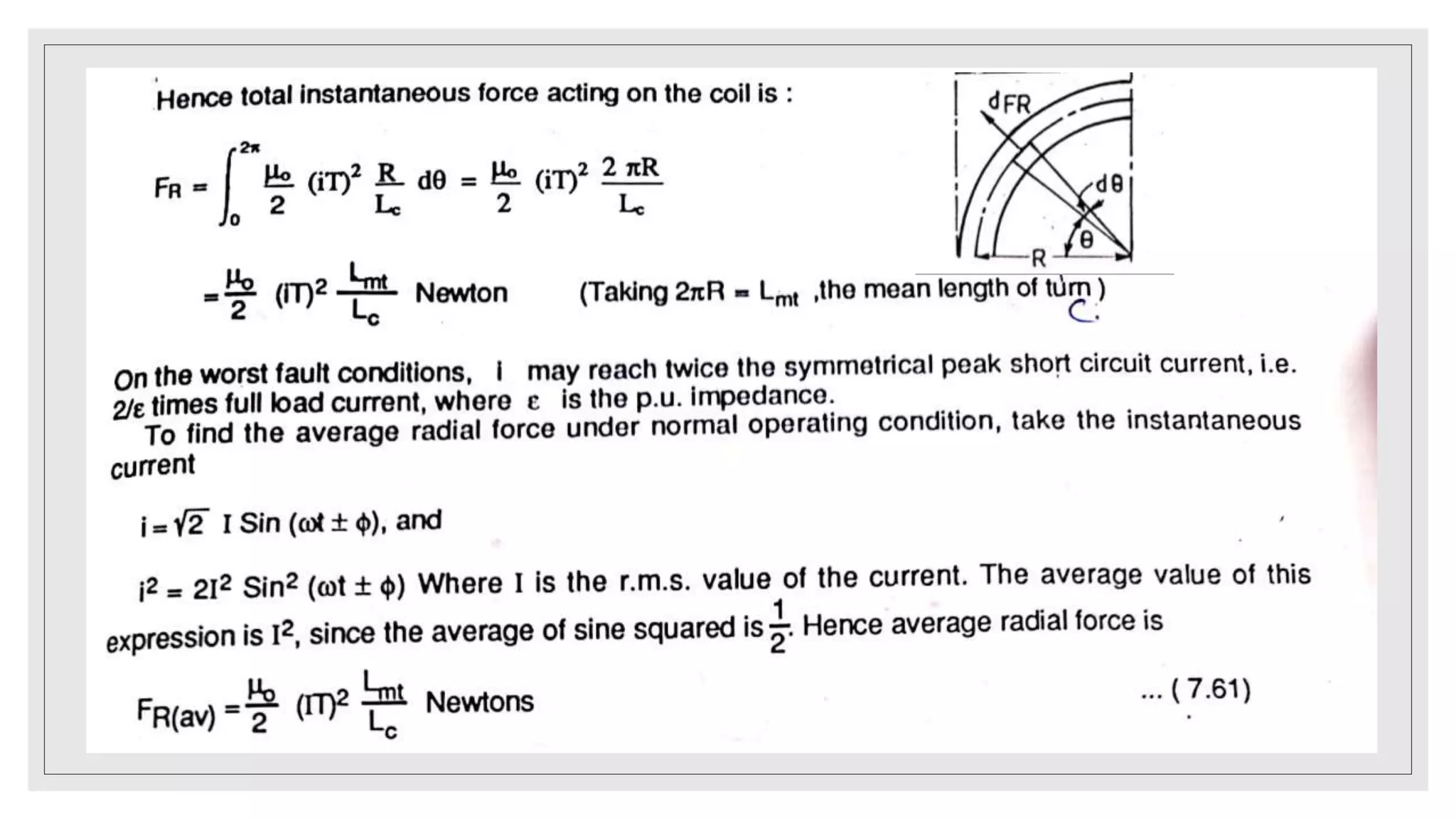Design of transformer: Mechanical forces | PPTX