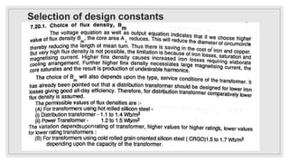 Design of transformer: selection of design constant | PPTX | Physics ...