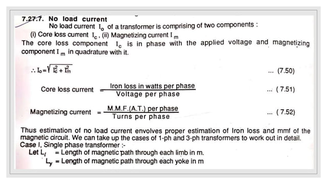Design of transformer: Voltage Regulation and No Load Current | PPTX