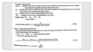 Design of transformer: Voltage Regulation and No Load Current | PPTX