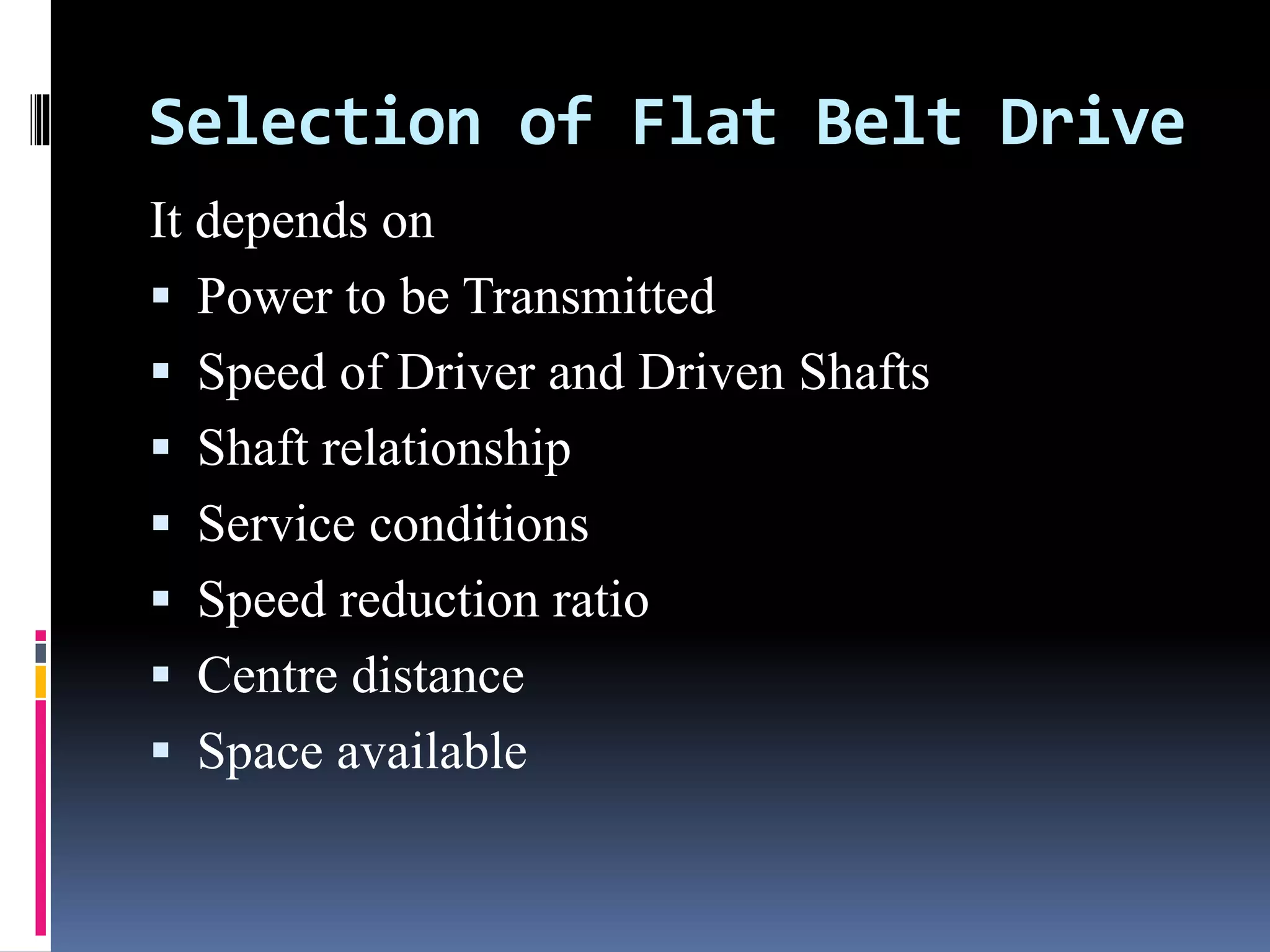 DESIGN OF TRANSMISSION SYSTEMS FOR FLEXIBLE ELEMENTS.ppt