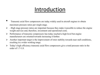 Design of transonic axial compressor | PPT