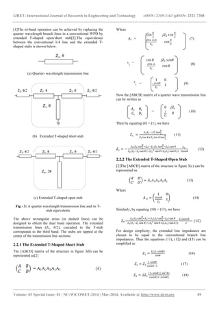 Design of triband wilkinson power divider using | PDF | Home Appliances | Home & Garden
