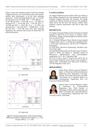 Design of triband wilkinson power divider using | PDF | Home Appliances | Home & Garden