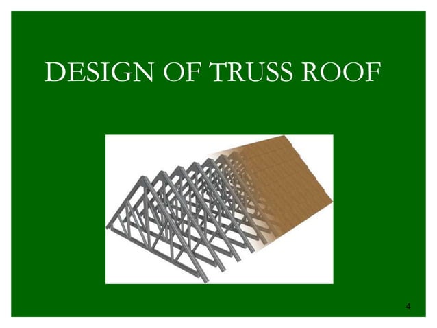 Design of truss roofing by Engineer Muhammad Kamal Anwar khan malla ...