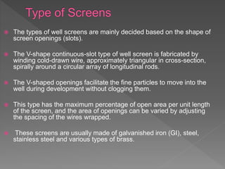 Design of tubewell | PPTX