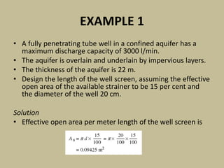 Design of Tube Well.ppt