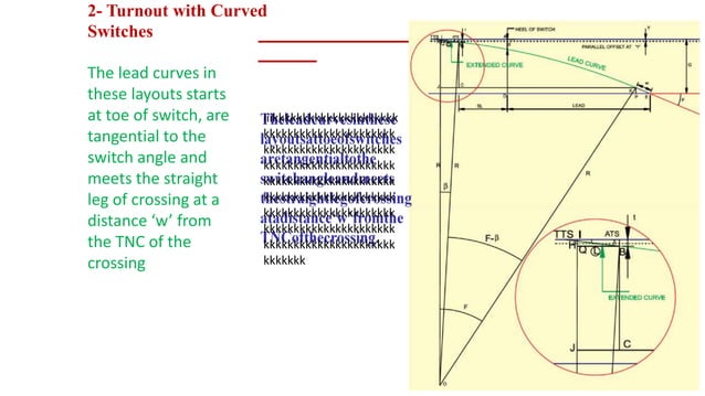 design of turn out THEORY.pptx | Rail Travel | Travel Type