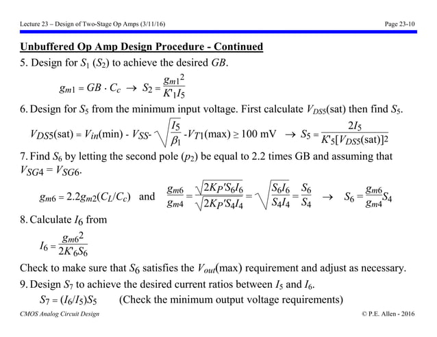 DESIGN OF TWO-STAGE OP AMPS.pdf | Business Accounting & Finance | Business