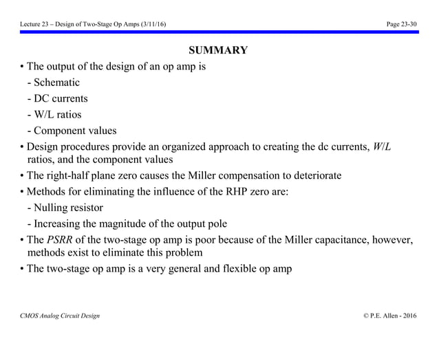 DESIGN OF TWO-STAGE OP AMPS.pdf | Business Accounting & Finance | Business