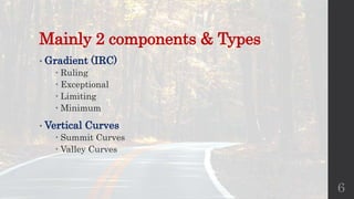 Design of vertical alignment | PPTX | Geology | Science
