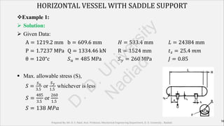 Design of Vessel Supports of pressure vessel.pdf