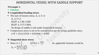 Design of Vessel Supports of pressure vessel.pdf