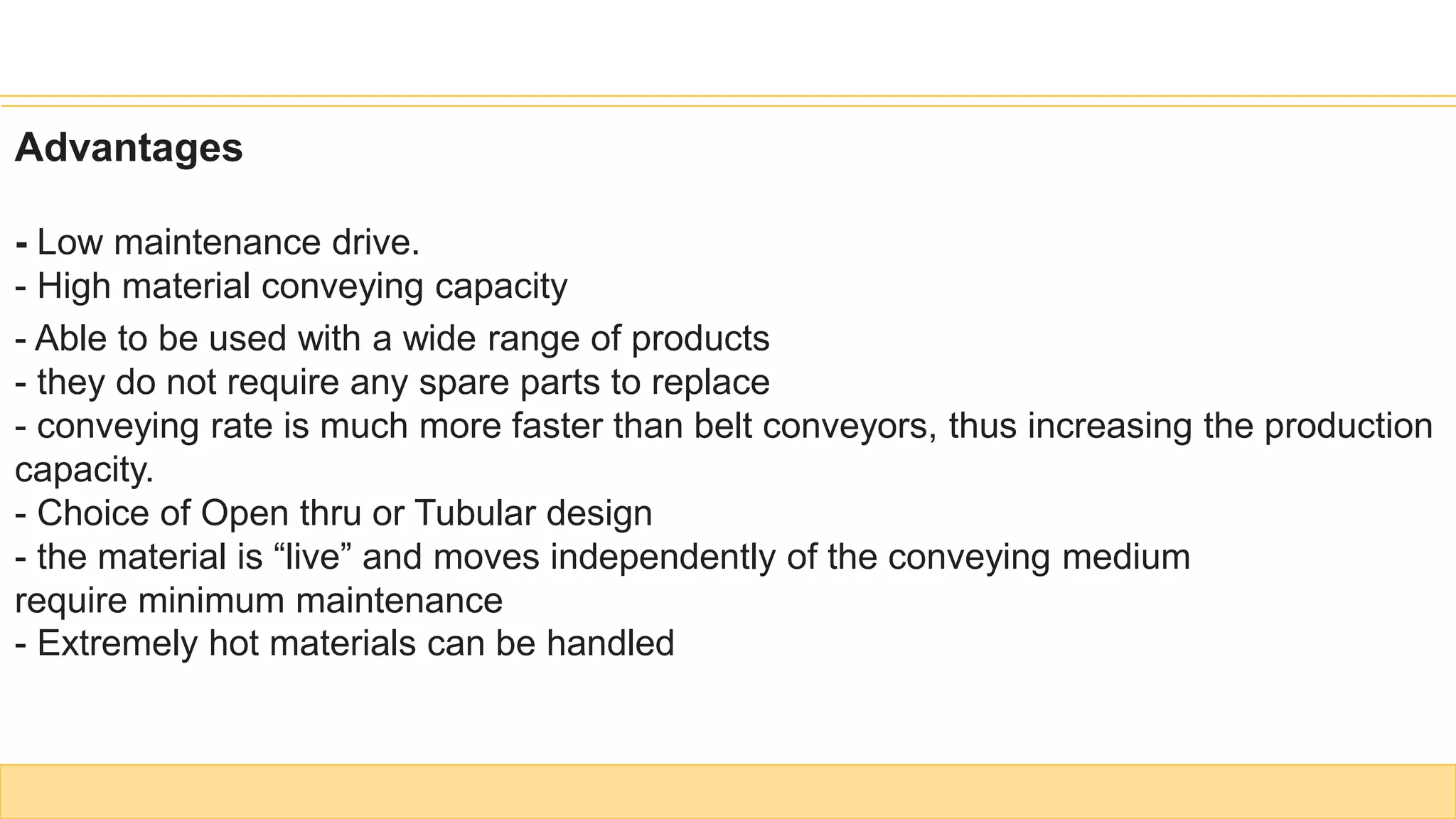 Design of vibratory conveyor and its applications | PPSX
