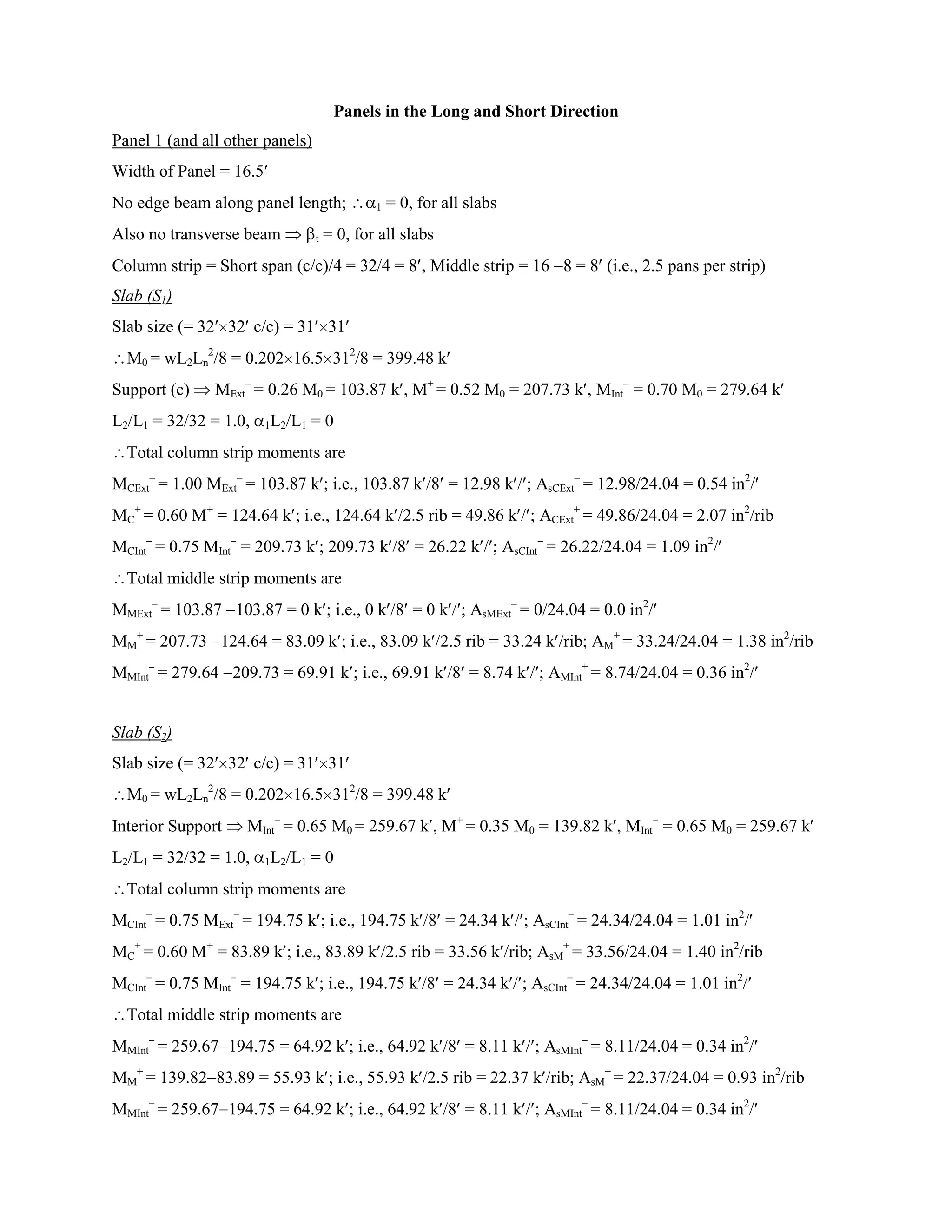 perhitungan waffle slab | PDF
