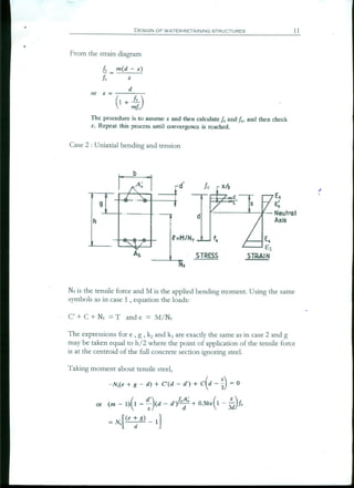 Design of water retaining structures based on 8007 | PDF