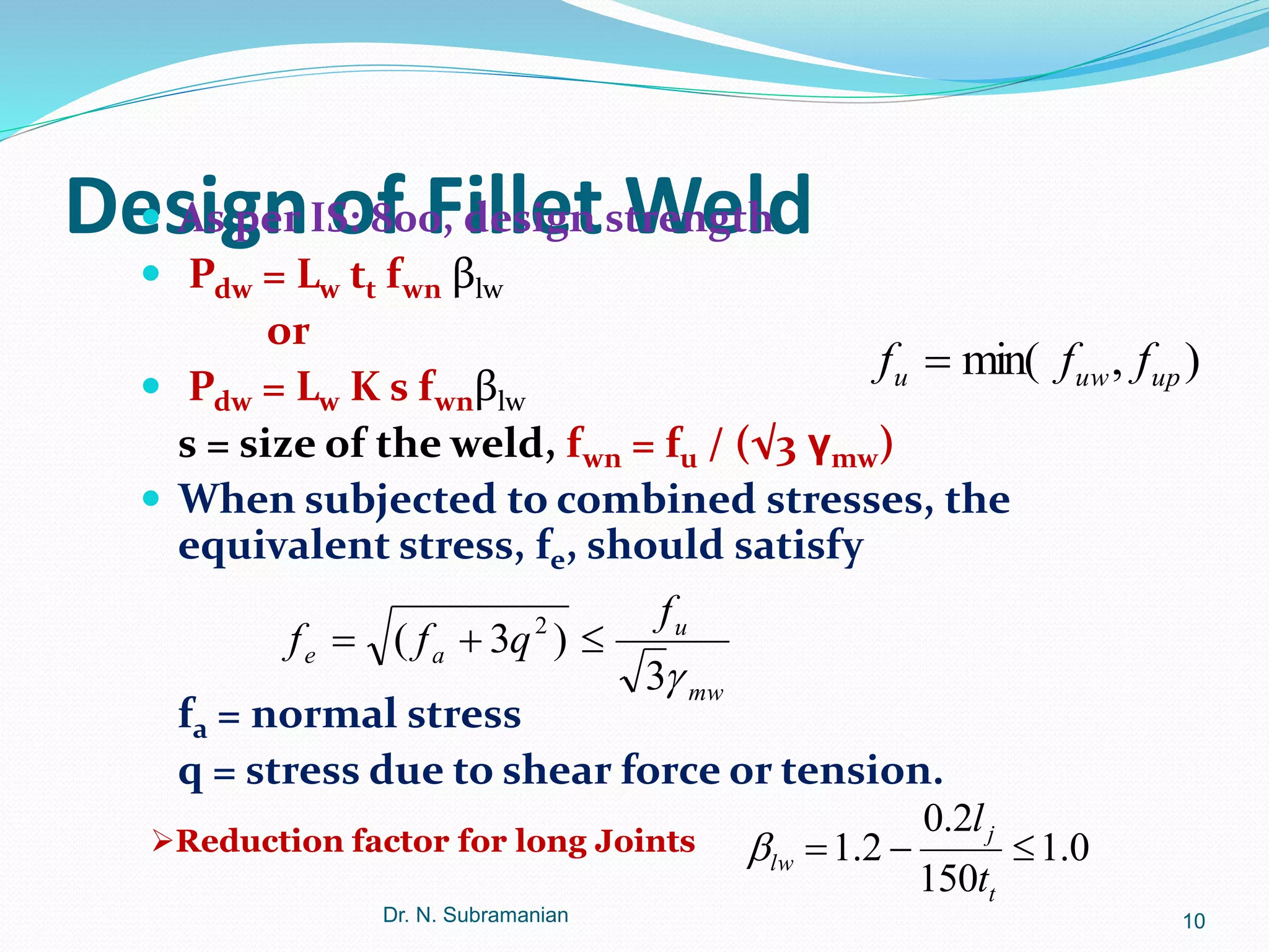 WELDED_CONNECTIONS | PPTX