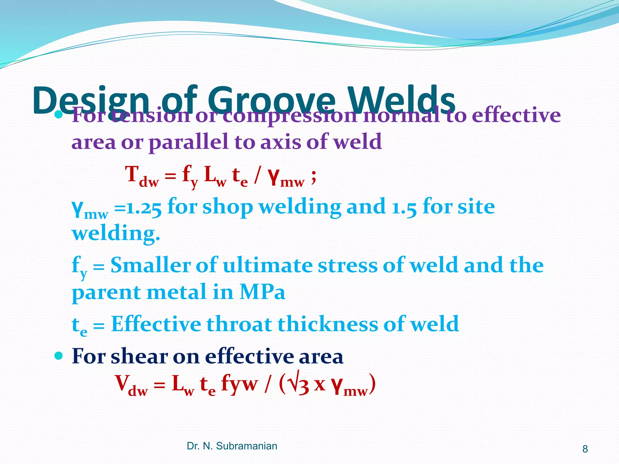 WELDED_CONNECTIONS | PPTX
