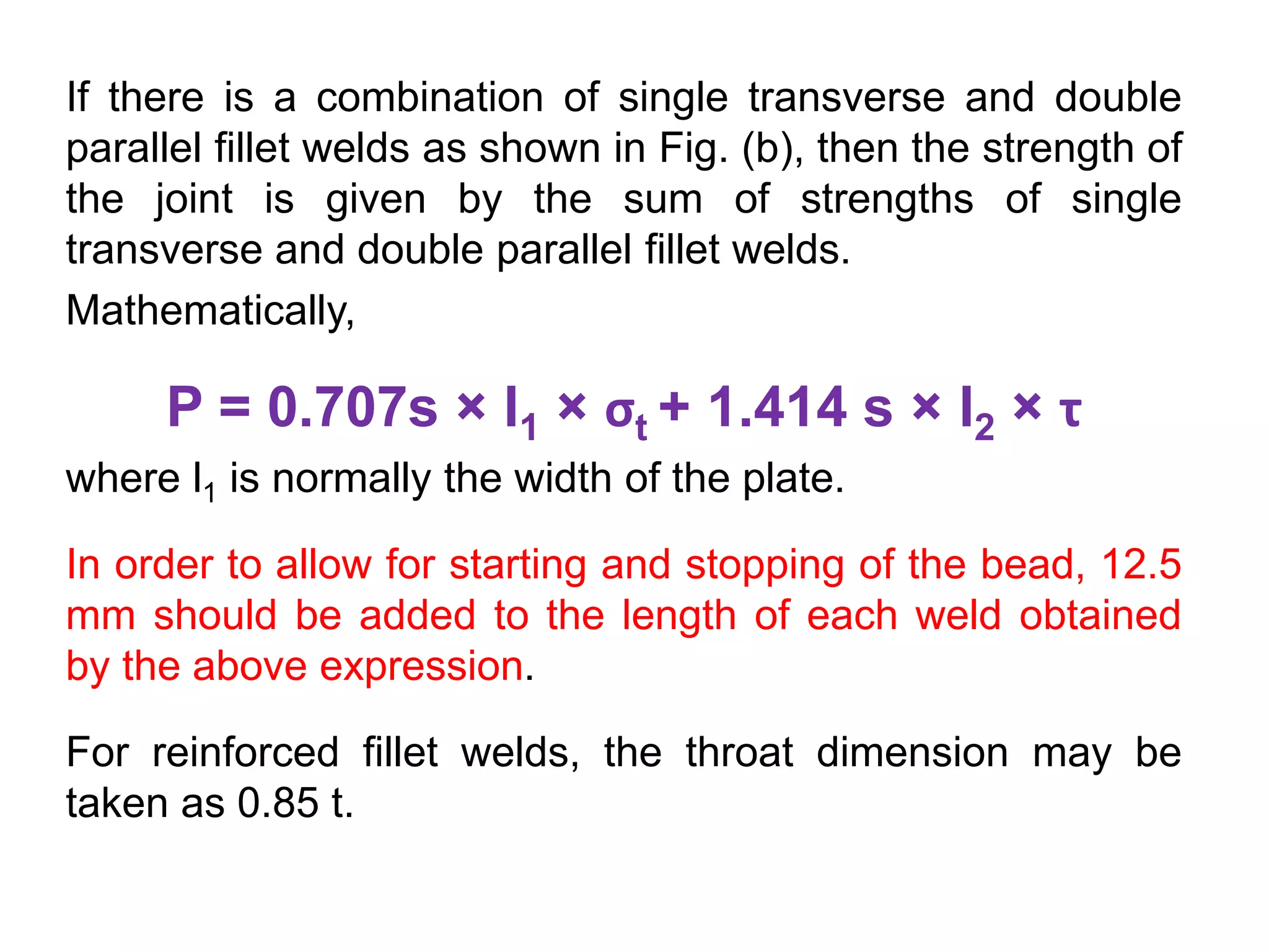 Design of Welded Joints | PPT