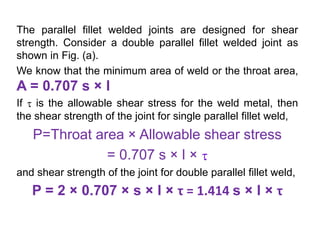Design of Welded Joints | PPT