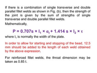 Design of Welded Joints | PPT