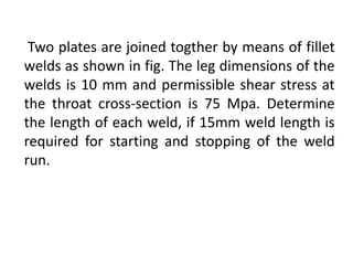 Design of Welded Joints | PPT