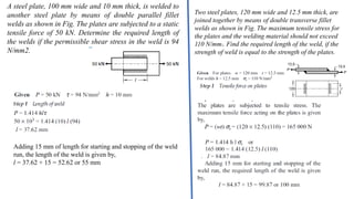 Design of Welded Joints for mechaical branch | PPT