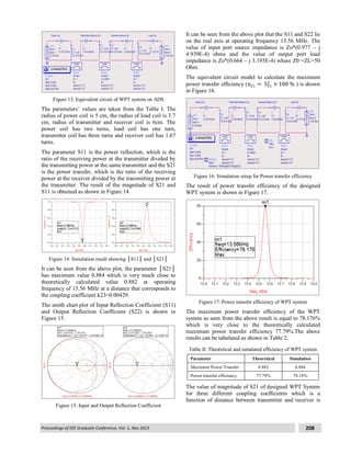 Design of wireless power transfer system via magnetic resonant coupling at 13.56 m hz | PDF