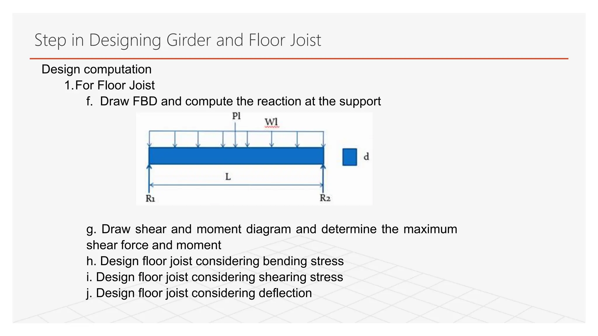 Design of Wooden Floor Joist and Girder.pptx