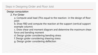 Design of Wooden Floor Joist and Girder.pptx