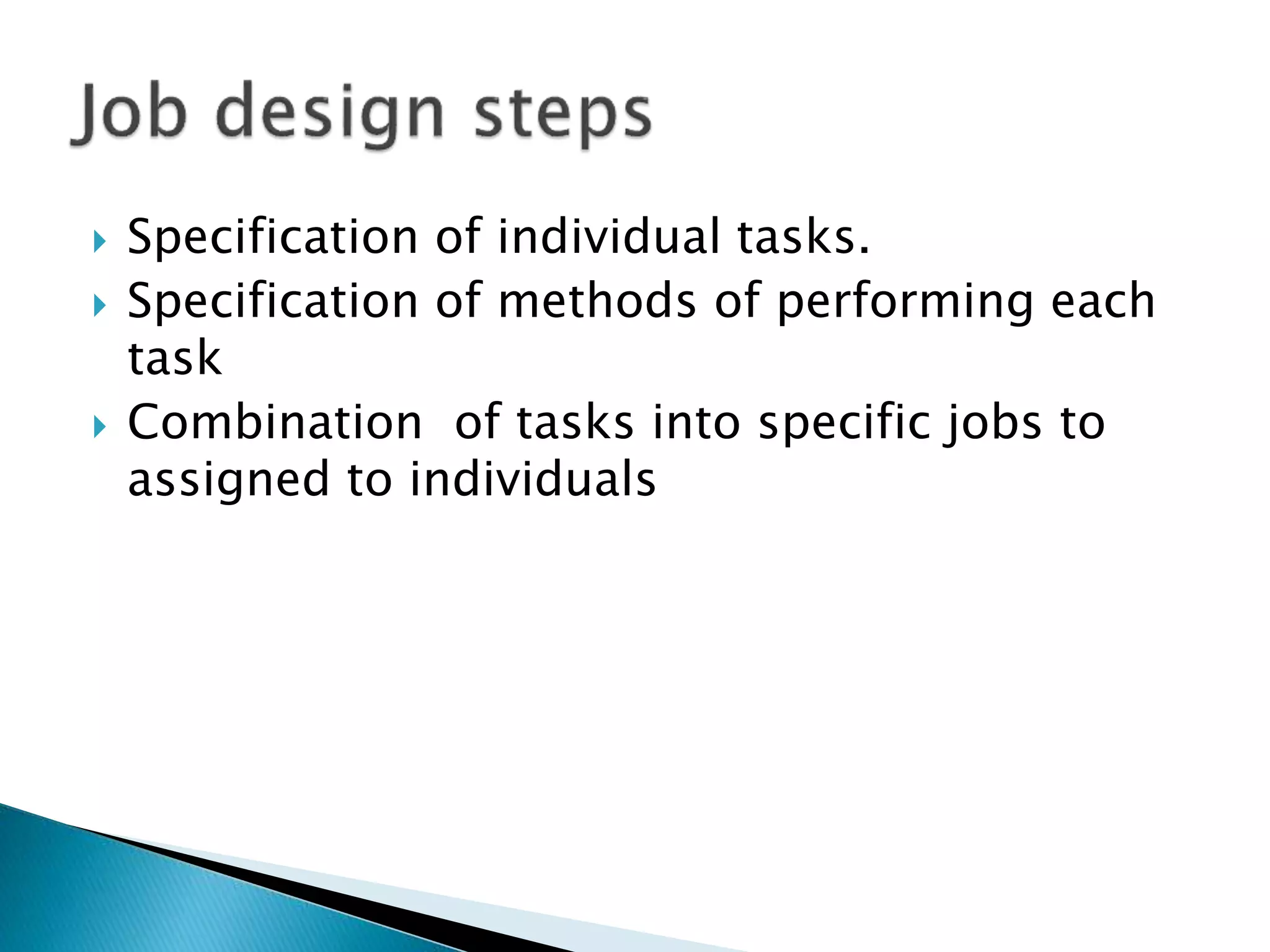 Design of work systems | PPTX | Business | Business and Finance