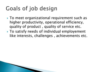 Design of work systems | PPTX | Business | Business and Finance