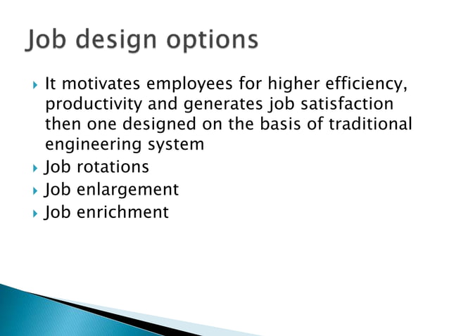 Design of work systems | PPT