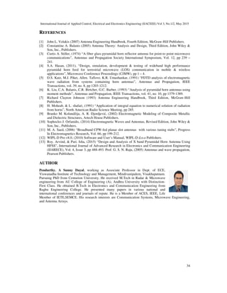 Design of x band pyramidal horn antenna | PDF