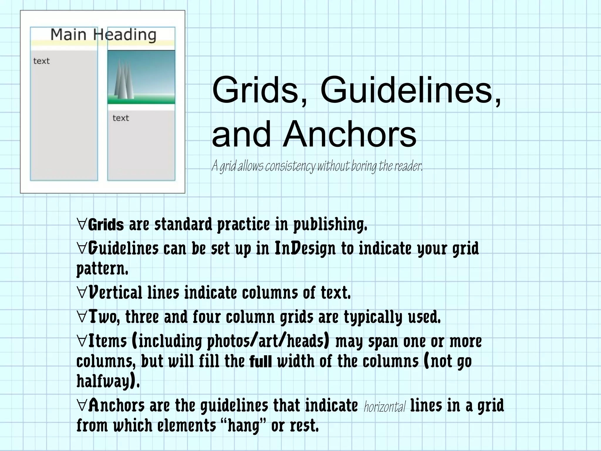 Designing on a grid | PPT