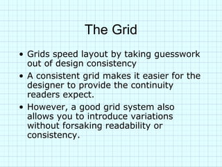 Designing on a grid | PPT